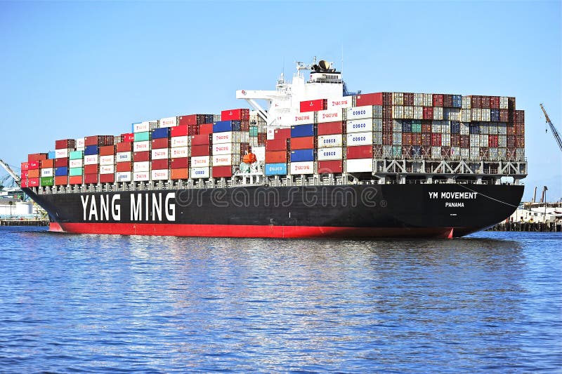 Yang Ming Marine Transport Vessel Image éditorial - Image du ming ...