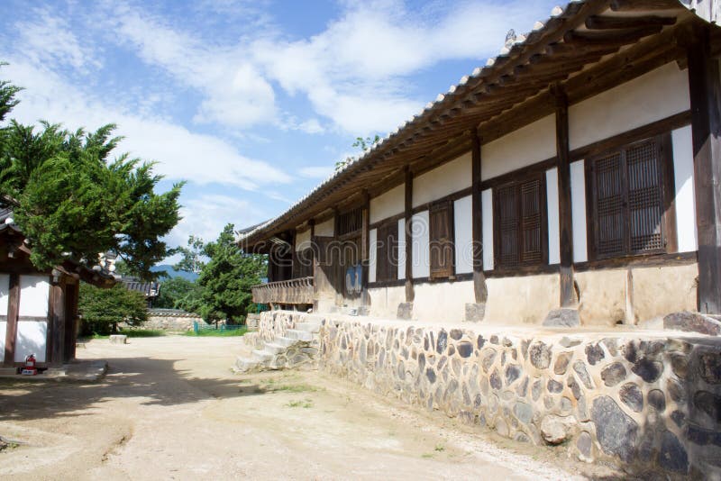 Yangdong folk village stock image. Image of fresh, street - 32169785