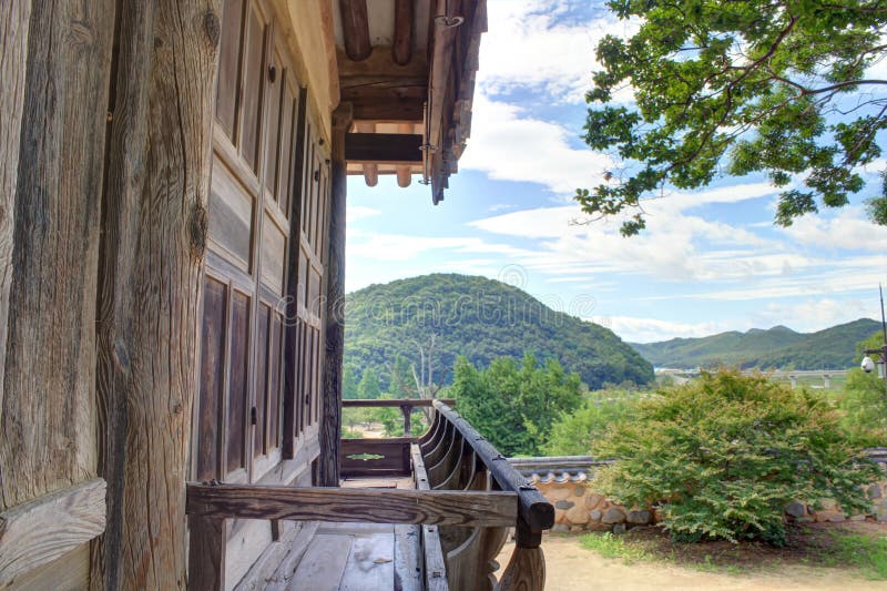 Yangdong folk village stock image. Image of street, walk - 32169799