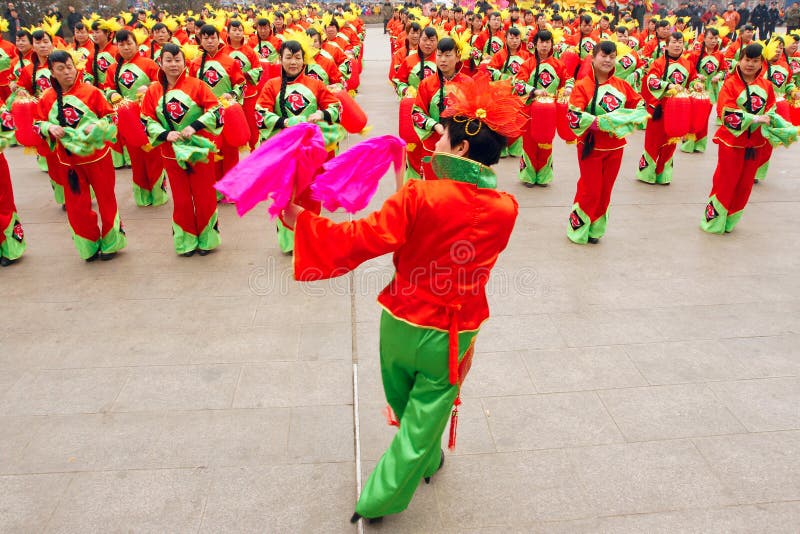 Yangko dance editorial photography. Image of animation - 29473347