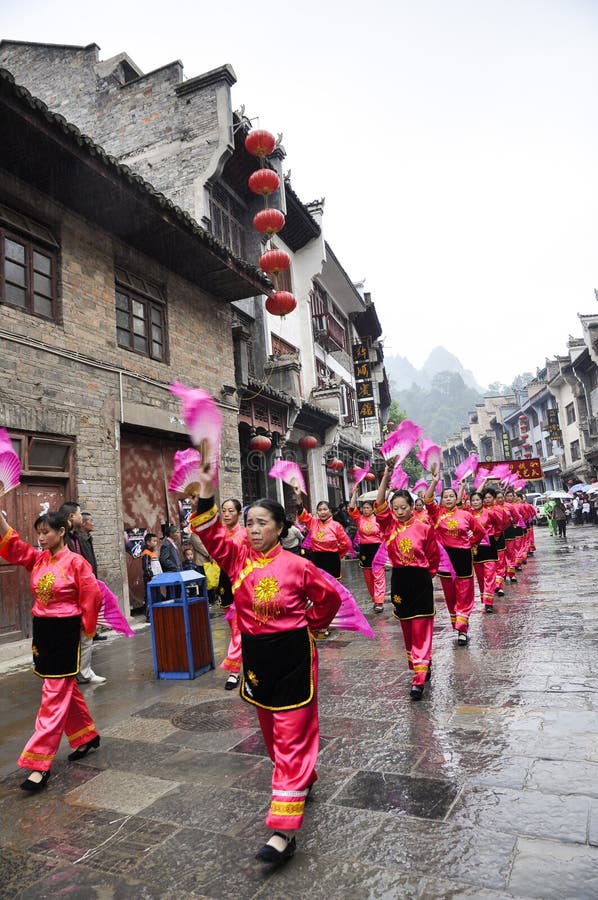 Yangko Popular Chinese Rural Dance Stock Photos - Free & Royalty-Free ...