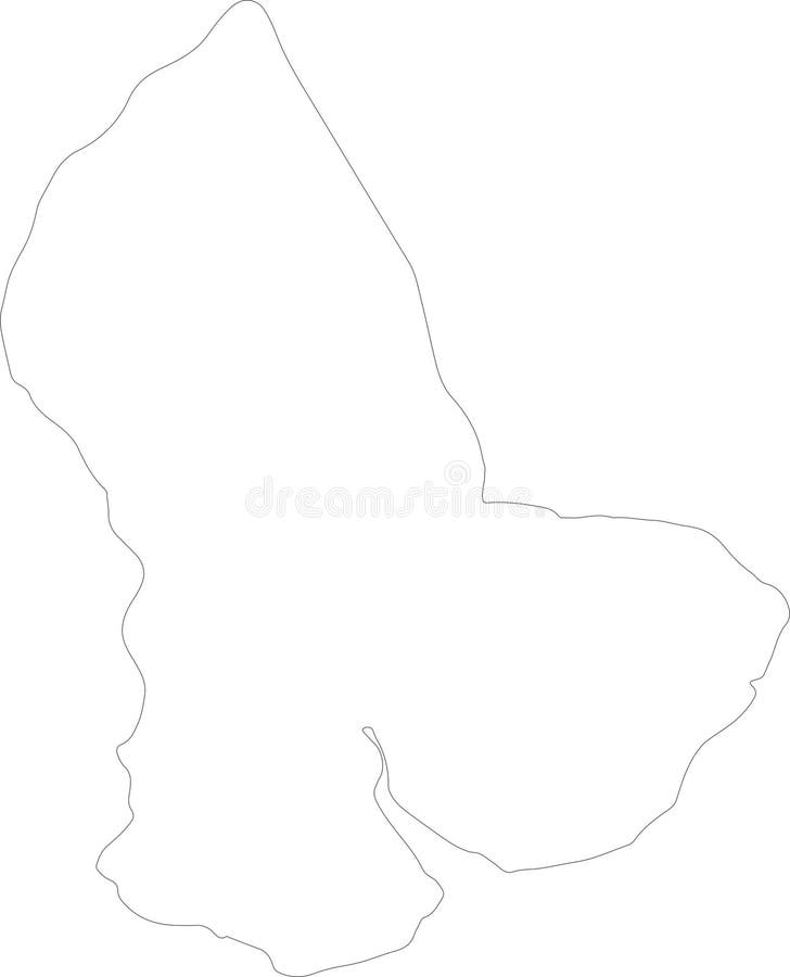 Yangon Myanmar outline map stock illustration. Illustration of symbol ...