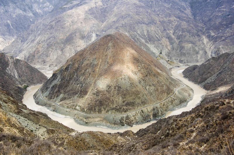 Yangtze-Fluss, China stockfoto. Bild von schlucht, höhe - 3836612