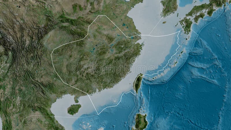 Yangtze Tectonic Plate. Wiki Map Stock Illustration - Illustration of ...