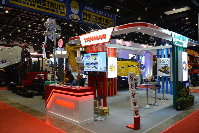 Yanmar Booth at Philconstruct in Pasay, Philippines Editorial Stock ...