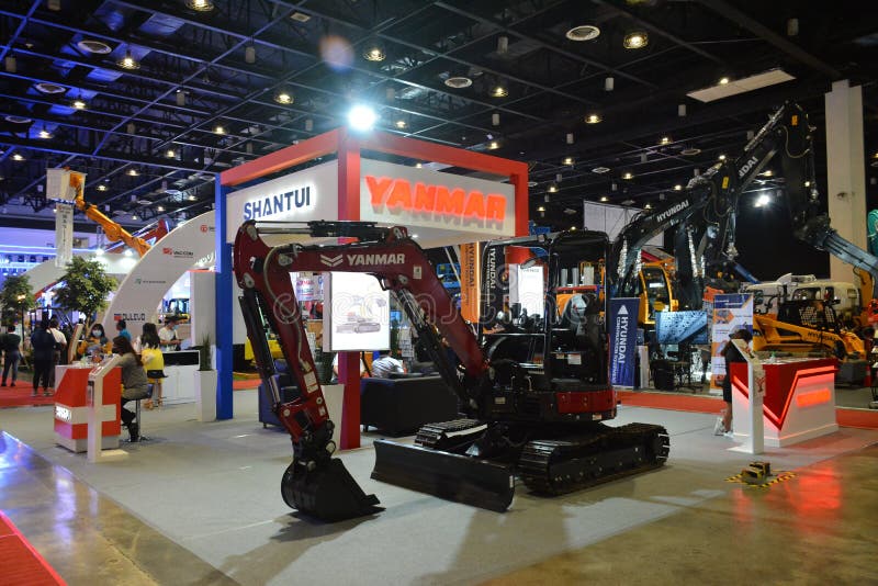 Yanmar Excavator at Philconstruct in Pasay, Philippines Editorial Photo ...