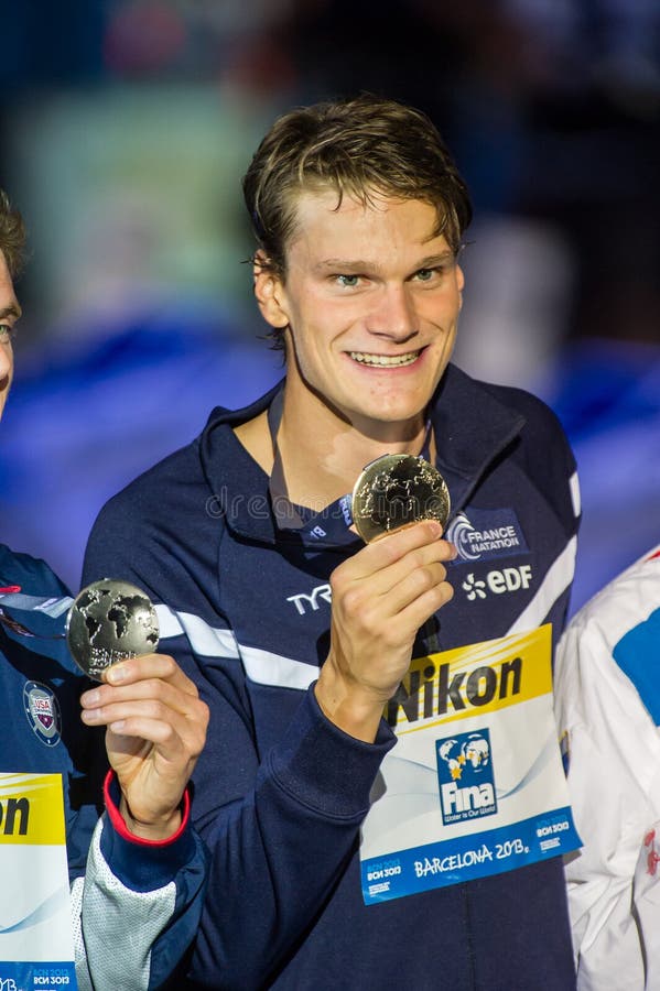 Yannick Agnel (Frankreich) redaktionelles foto. Bild von furcht - 32800486