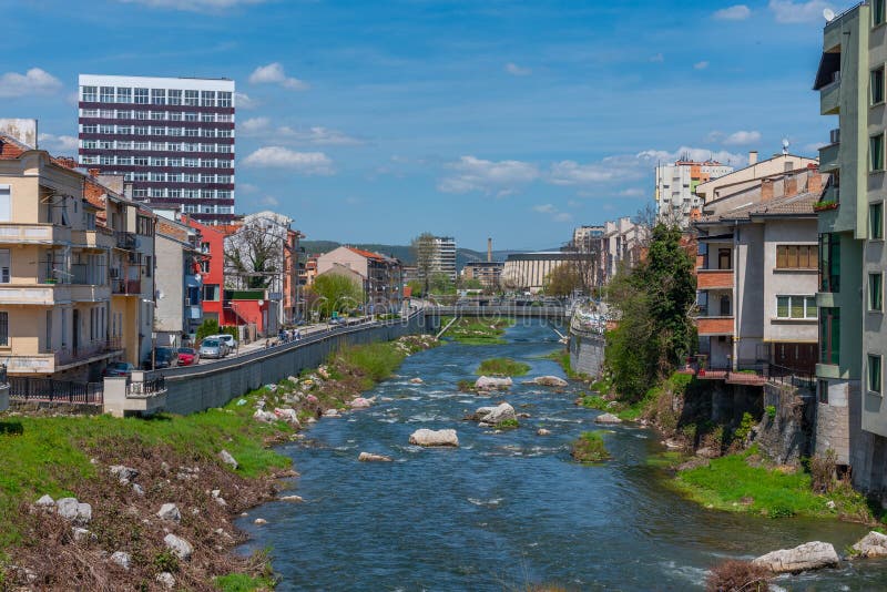 Yantra River Passing through Bulgarian Town Gabrovo Editorial Image ...