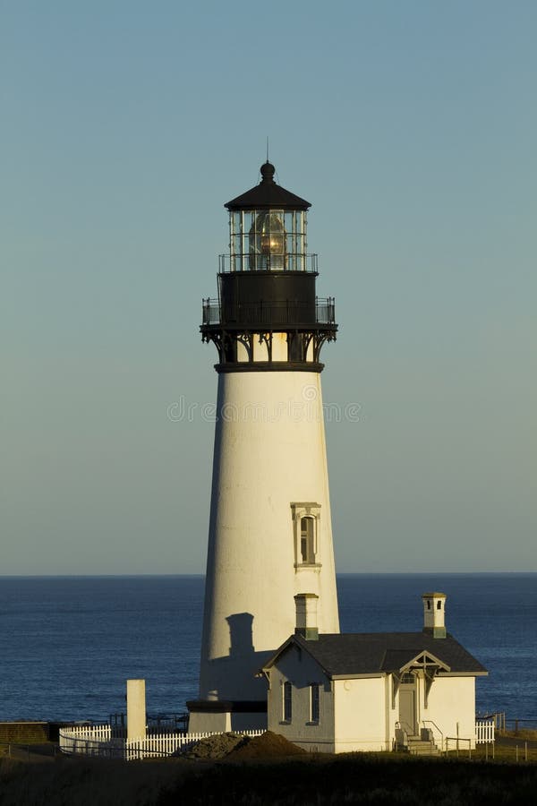 Yaquina Head Lighthouse stock image. Image of landmark - 21783353
