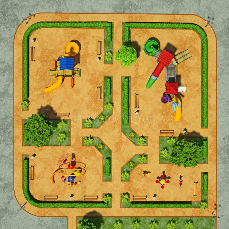 Children Top View Stock Illustrations – 3,455 Children Top View Stock ...