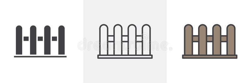 Yard icon vector stock vector. Illustration of wood - 348470022