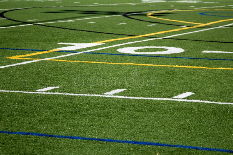 10 Yard Line stock photo. Image of outside, field, green - 71290478