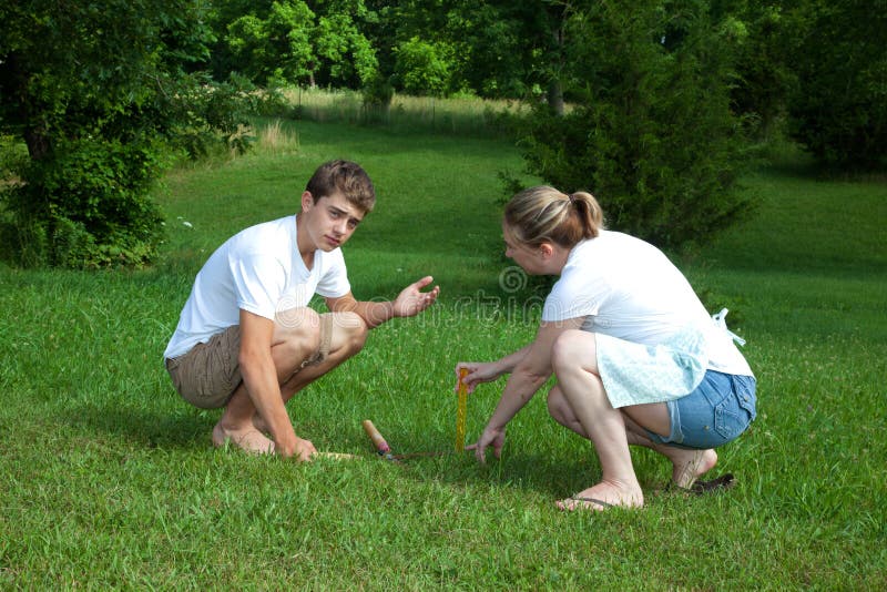 Yard Work stock photo. Image of summer, yard, backyard - 51865116