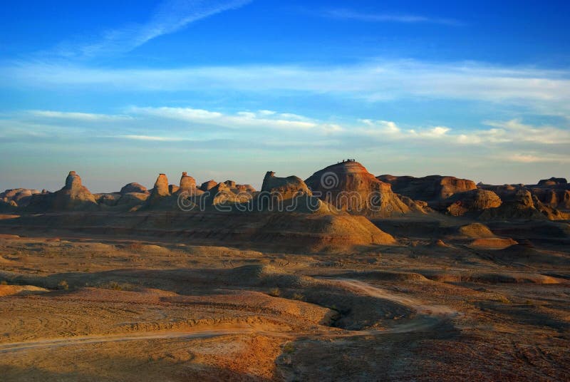 Yardang stock image. Image of yardang, castle, soil, zhungarian - 6667827