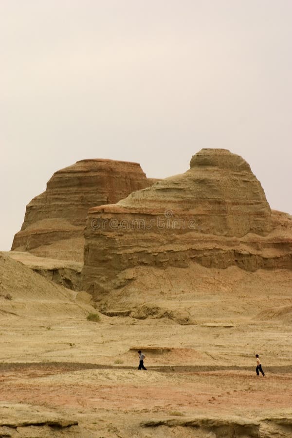 Yardang Geomorphology stock image. Image of asia, erosion - 7003481