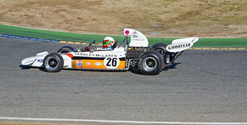 Yardley McLaren M19C editorial photo. Image of suspension - 23726646