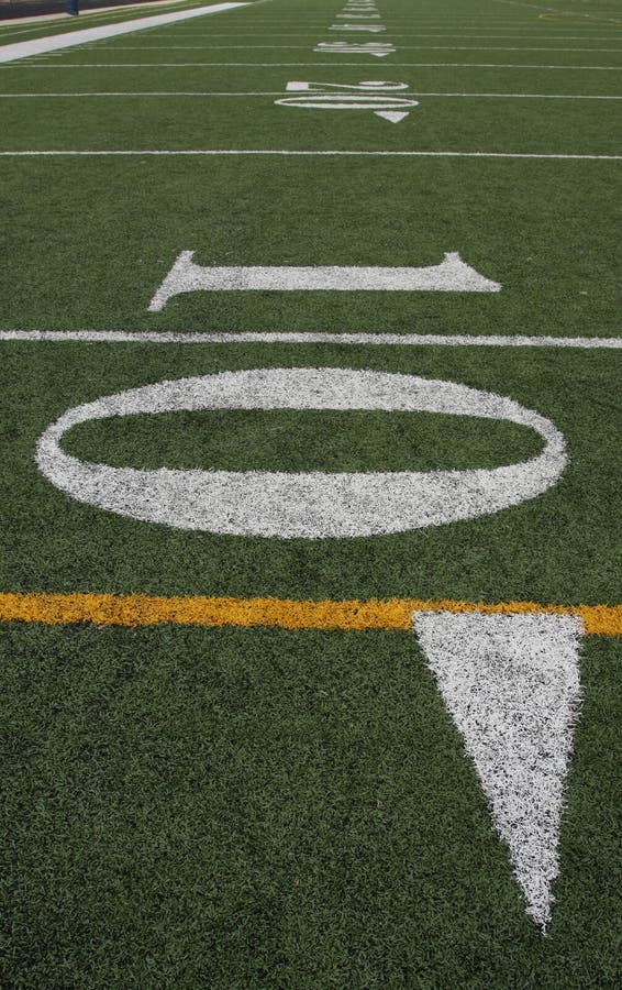 Yardlines Carrying Off the Field Stock Photo - Image of compete, white ...