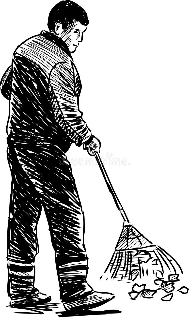 Sweeping Drawing Stock Illustrations – 5,465 Sweeping Drawing Stock ...