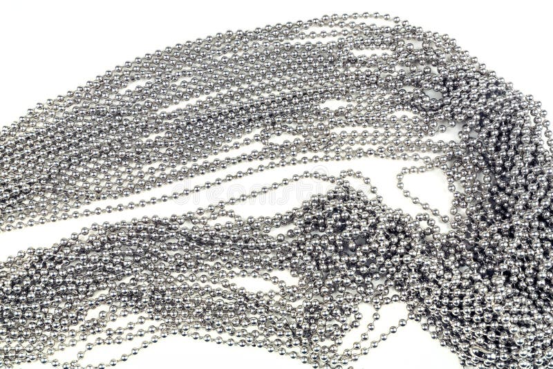 Yards of Coiled Metal Linked Jewelry Chain Stock Photo - Image of ...