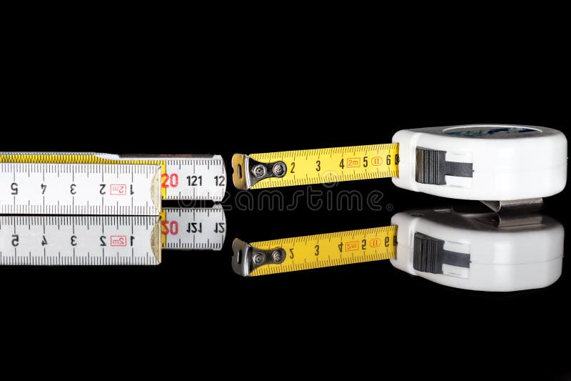 Yardstick and meter roll stock photo. Image of carpenter - 57528594