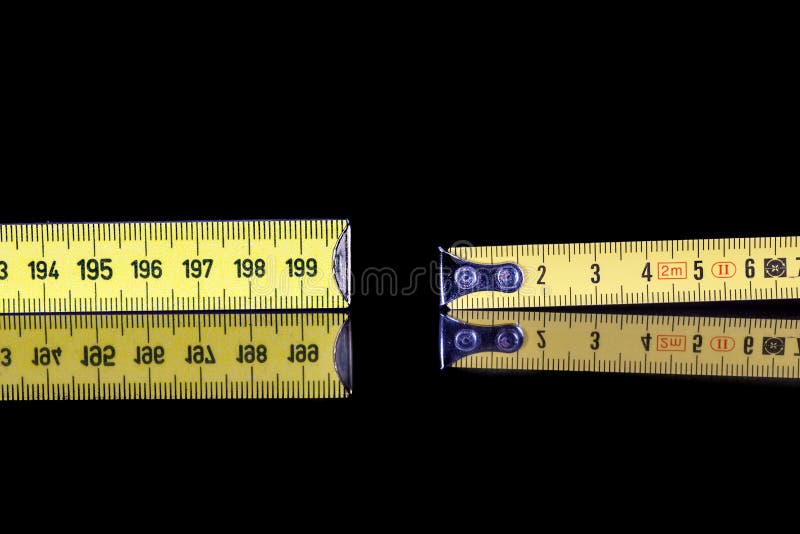 Yardstick and meter roll stock photo. Image of equipment - 57528904