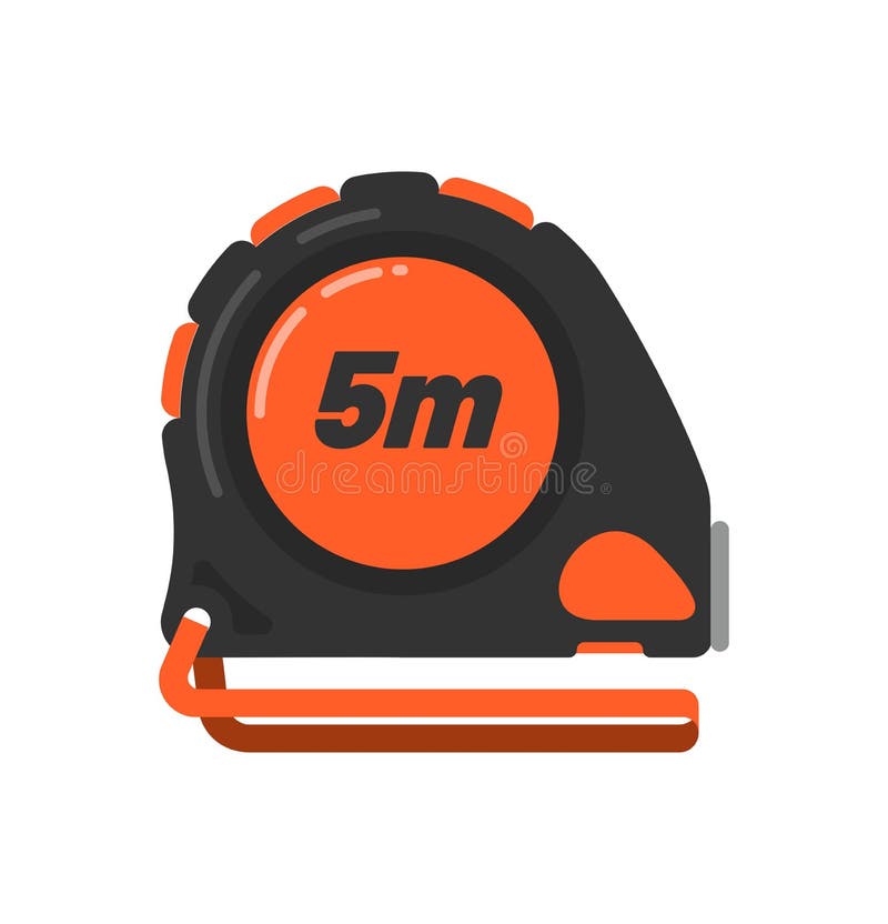 Yardstick Vector Flat Color Web Icons Style Stock Illustration ...