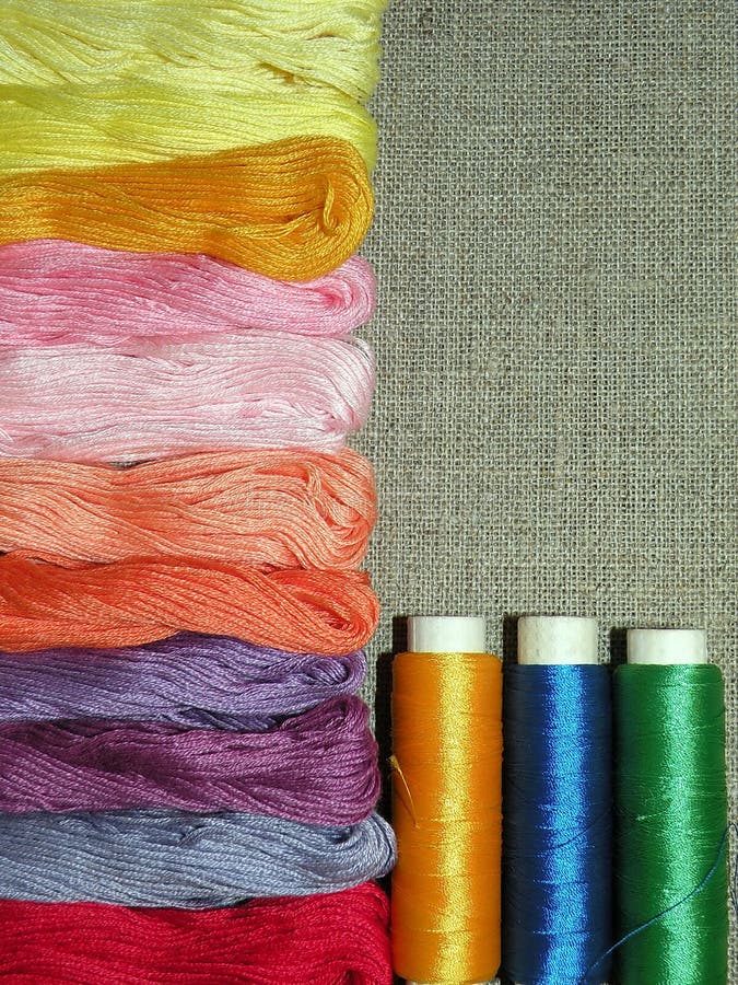 Yarn stock photo. Image of colored, handwork, cotton - 14309868
