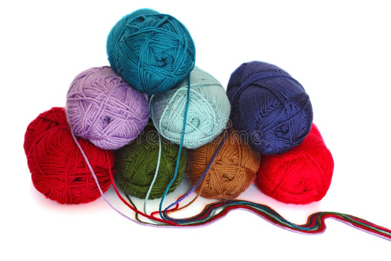 Red Yarn stock photo. Image of creative, tangled, roll - 12816648