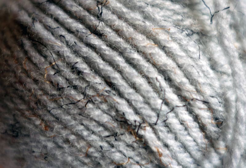 Yarn Ball Close-up with Blur Effect Stock Photo - Image of isolated ...