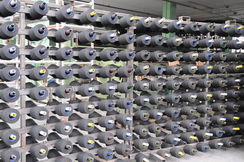 Yarn Bobbins stock image. Image of twist, spin, polyester - 12983031