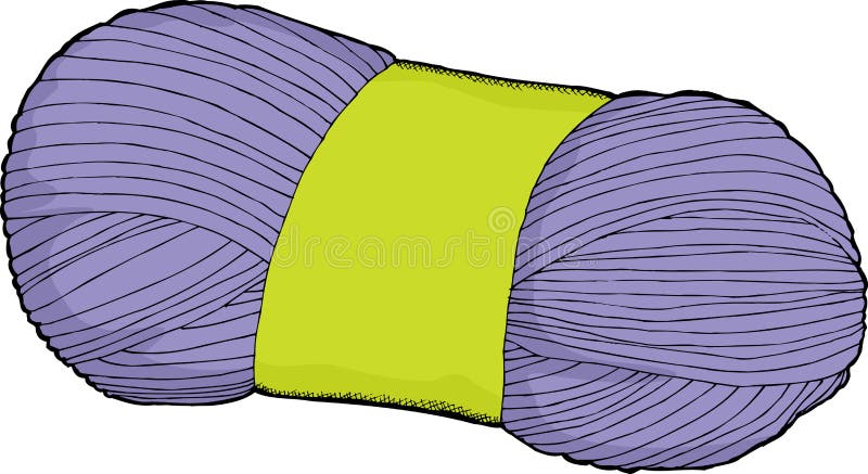Yarn Cartoon stock vector. Illustration of clip, vector - 45998380