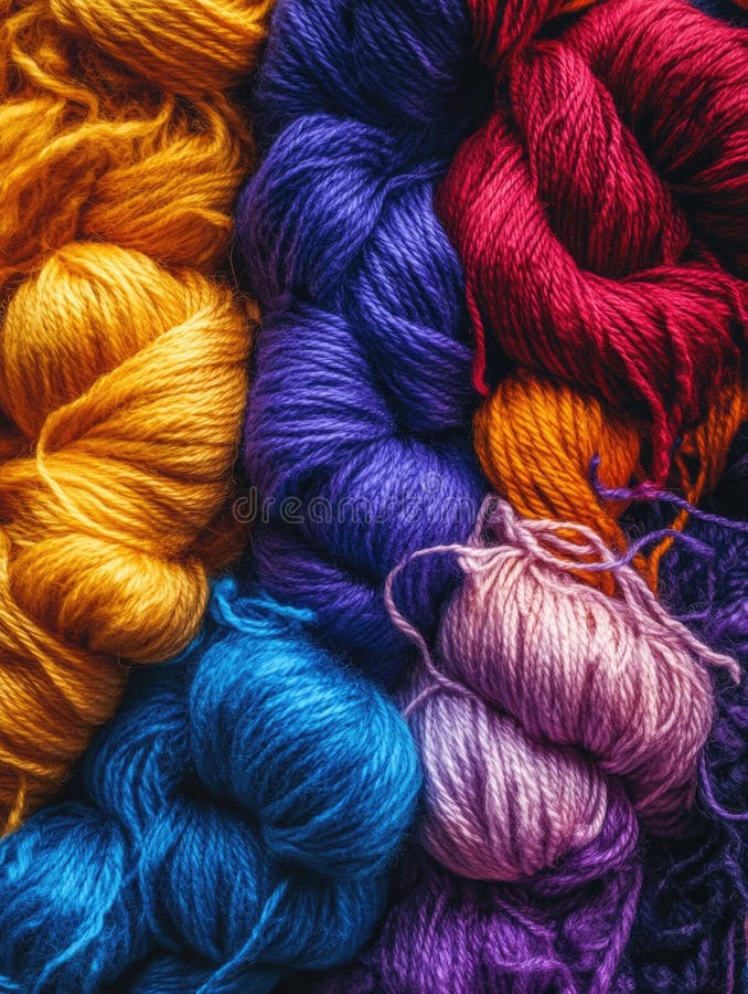 Yarn Close-Up stock image. Image of materials, craft - 373274667