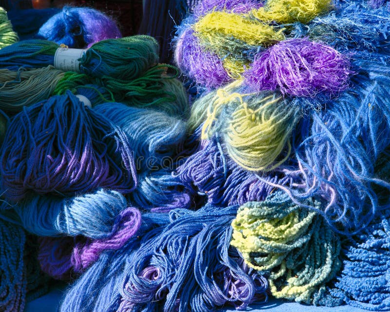 Yarn collection stock image. Image of outside, colorful - 684069