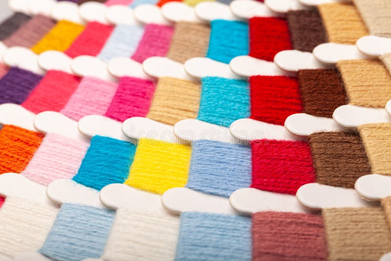 Yarn color card stock photo. Image of variety, supplies - 313553006