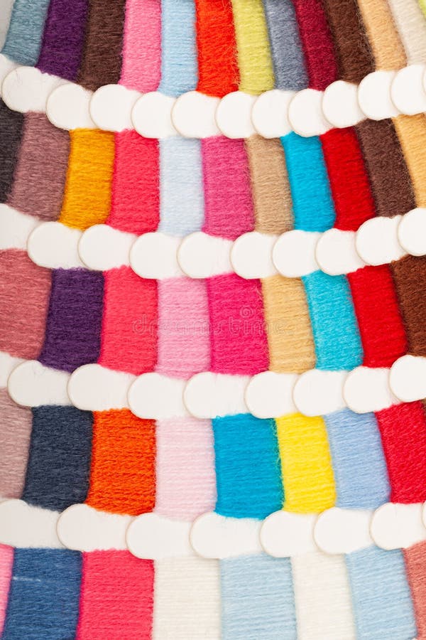 Yarn color card stock photo. Image of color, chart, thread - 314969724