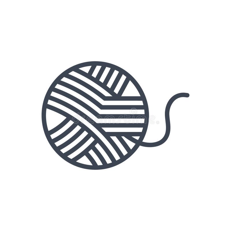 Yarn Craft Icon stock vector. Illustration of craft - 361753025