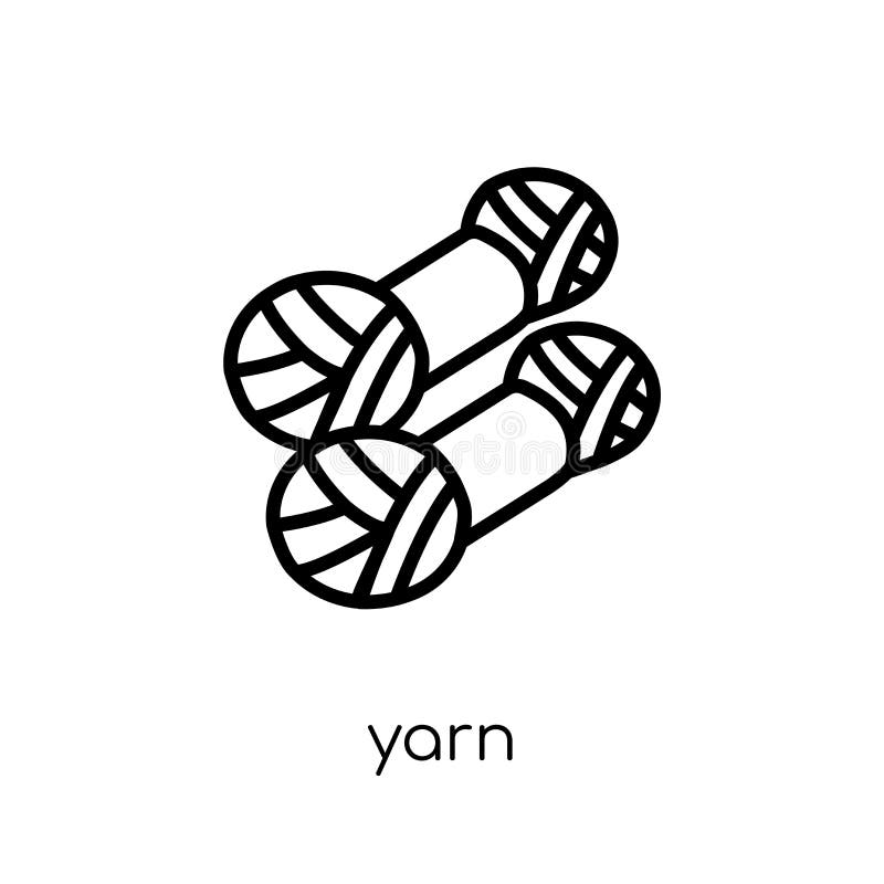 Yarn Icon from Sew Collection. Stock Vector - Illustration of thread ...