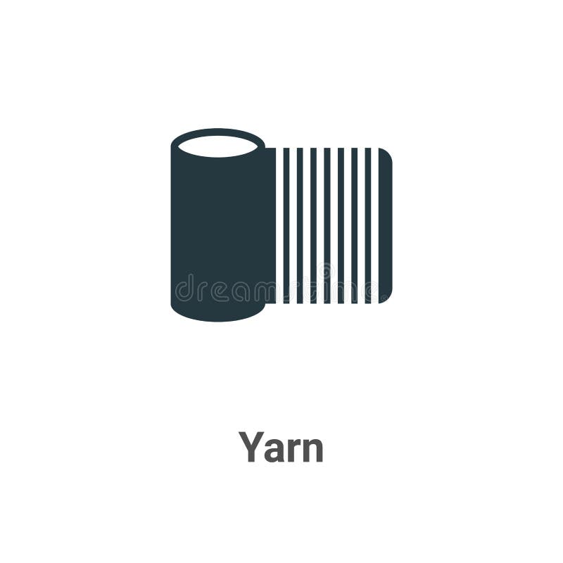 Yarn Icon Vector Icon on White Background. Flat Vector Yarn Icon Icon ...