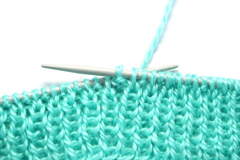 Knitting stock photo. Image of green, material, knittingneedle - 31535420