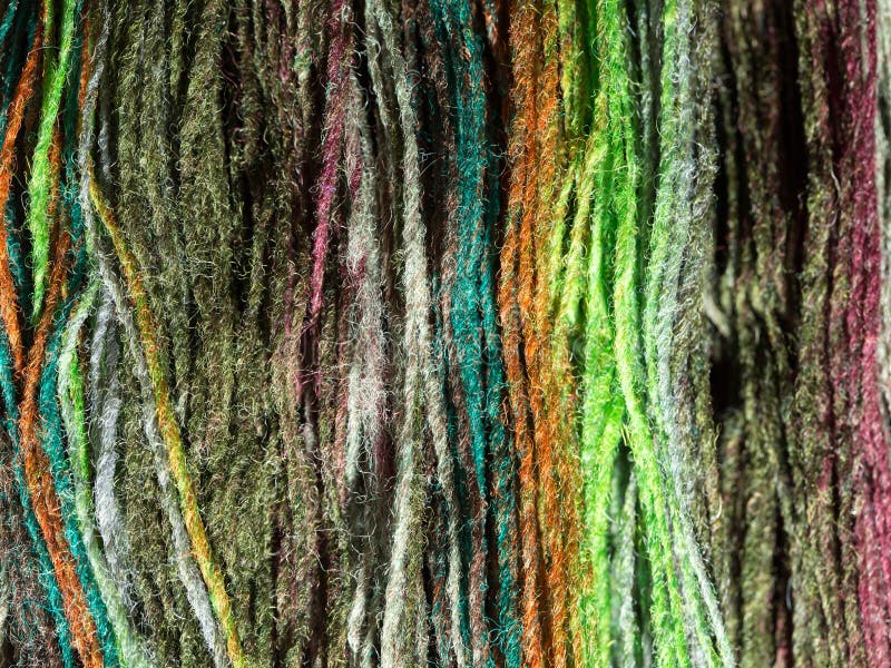 Yarn from Natural Natural Material in Various Colors Stock Image ...