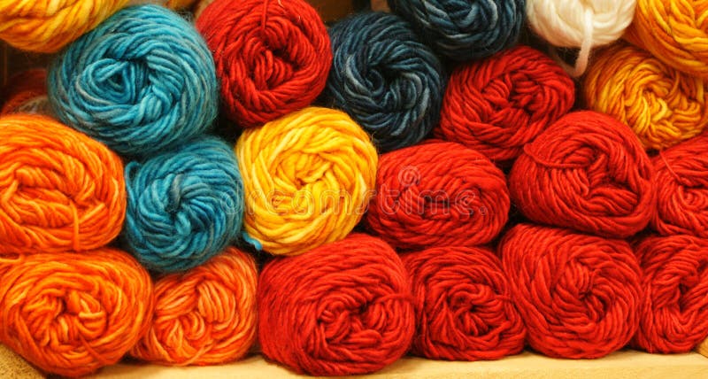 Yarn stock image. Image of knitting, multi, skeins, crochet - 16344023