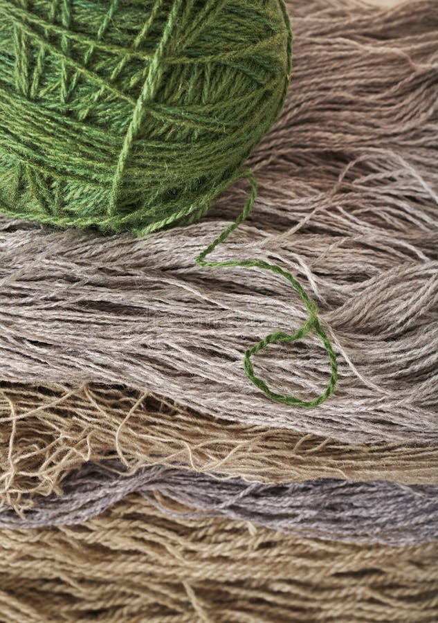 Yarn of sheep`s wool stock image. Image of natural, white - 90260241