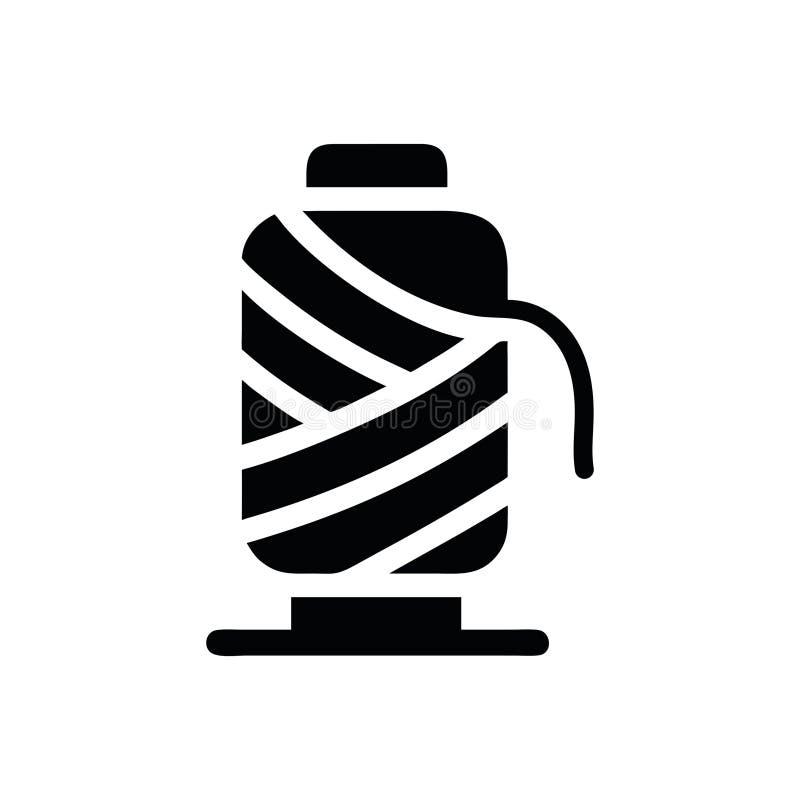 Yarn Spool Textile Industry Material Stock Illustration - Illustration ...