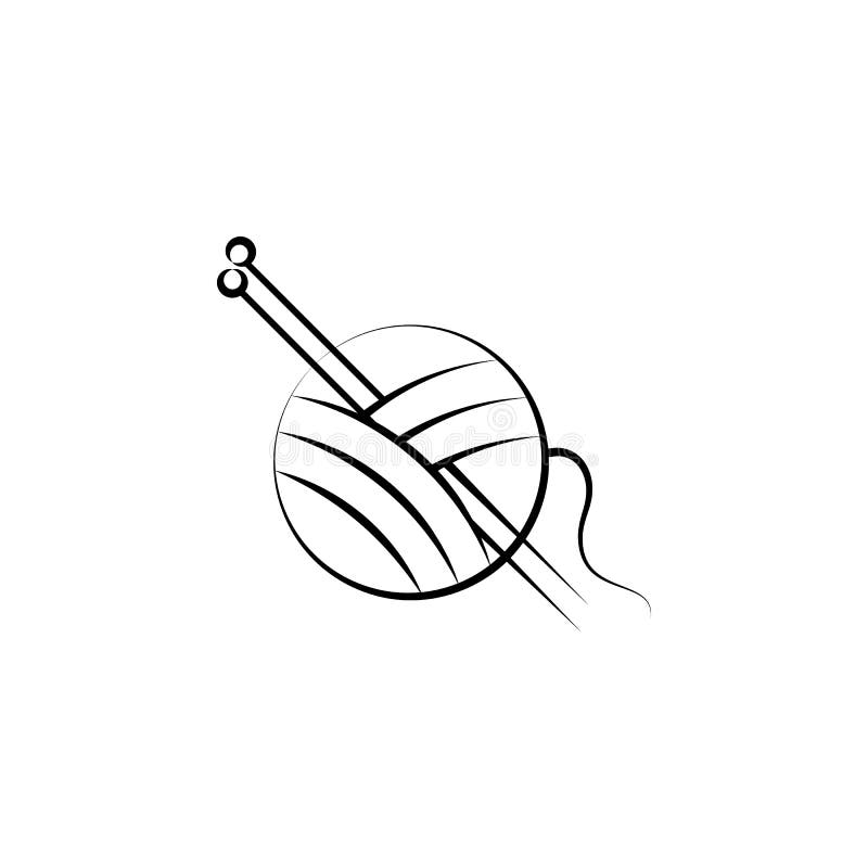 Yarn, Thread Icon. Element of Art and Craft Icon. Thin Line Icon for ...