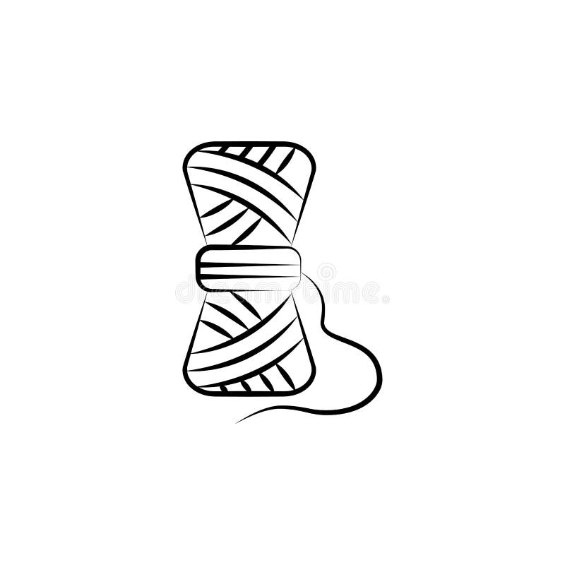 Yarn, Thread Icon. Element of Art and Craft Icon. Thin Line Icon for ...
