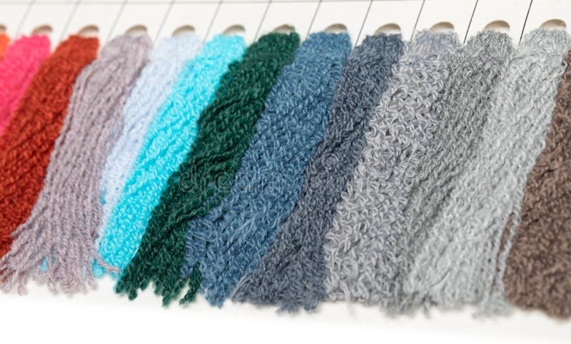 Thread color card stock photo. Image of clothing, garment - 61447392