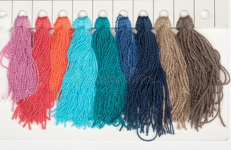Thread color swatches stock image. Image of manufacturing - 51065159