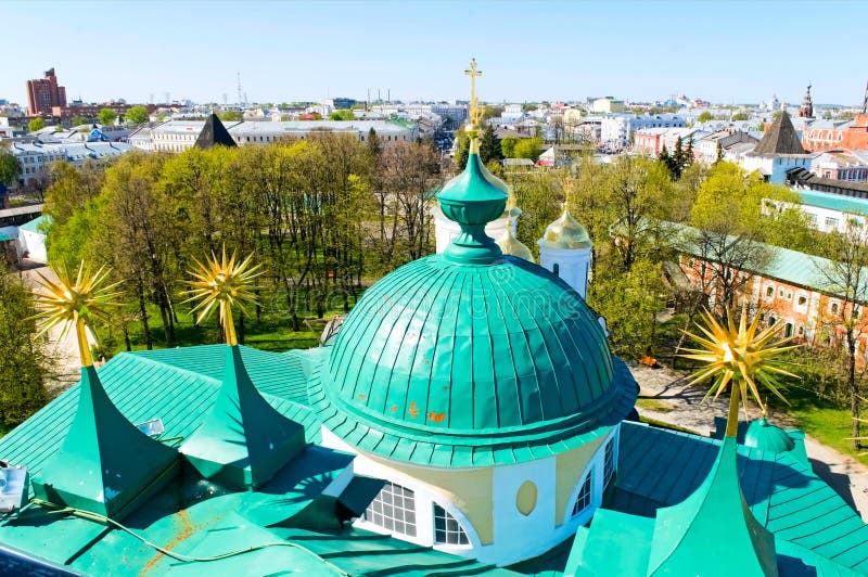 Yaroslavl stock image. Image of cross, historical, orthodox - 19727405