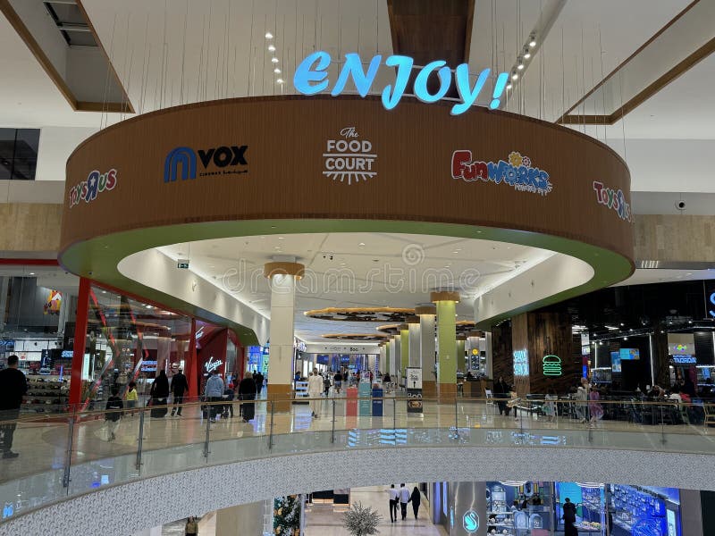 Yas Mall on Yas Island in Abu Dhabi, UAE Editorial Stock Photo - Image ...