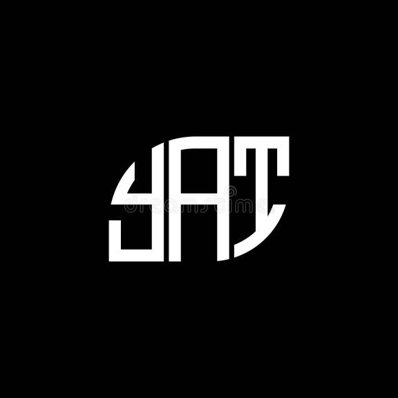 YAT Letter Logo Design on White Background. YAT Creative Initials ...
